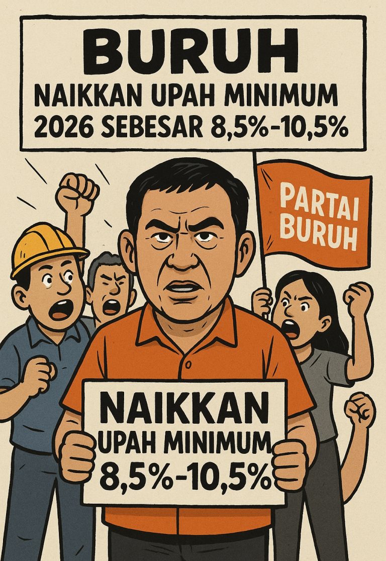 Buruh: Naikkan Upah Minimum 2026 Sebesar 8,5% Sampai 10,5%, Ini ...